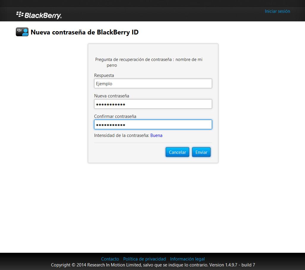 Cómo recuperar la contraseña de Blackberry ID - 7 pasos