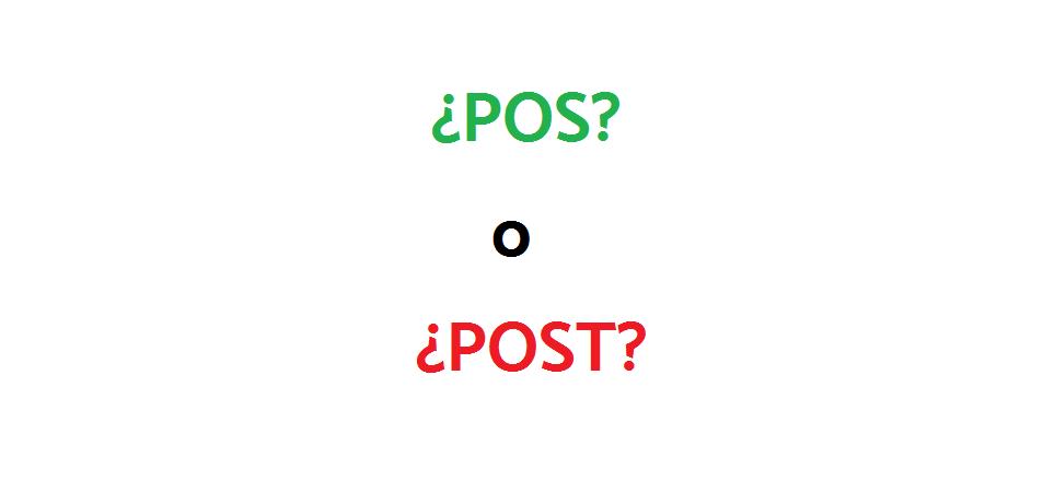 Cómo se escribe pos o post