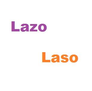 Cómo se escribe lazo o laso