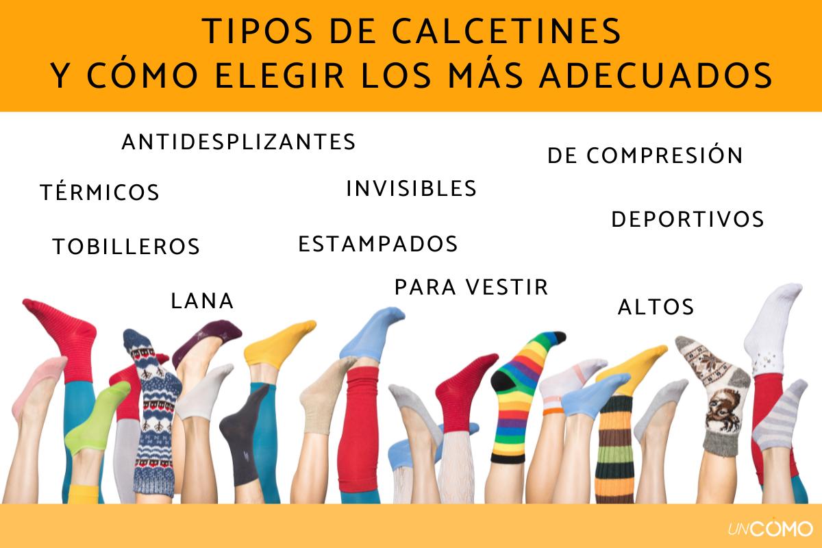 Tipos de calcetines y cómo elegir los más adecuados