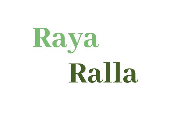 Raya o Ralla - ¿Cómo se escribe?