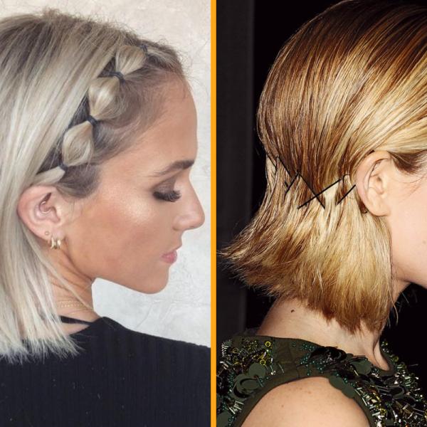 peinados juveniles medio recogidos