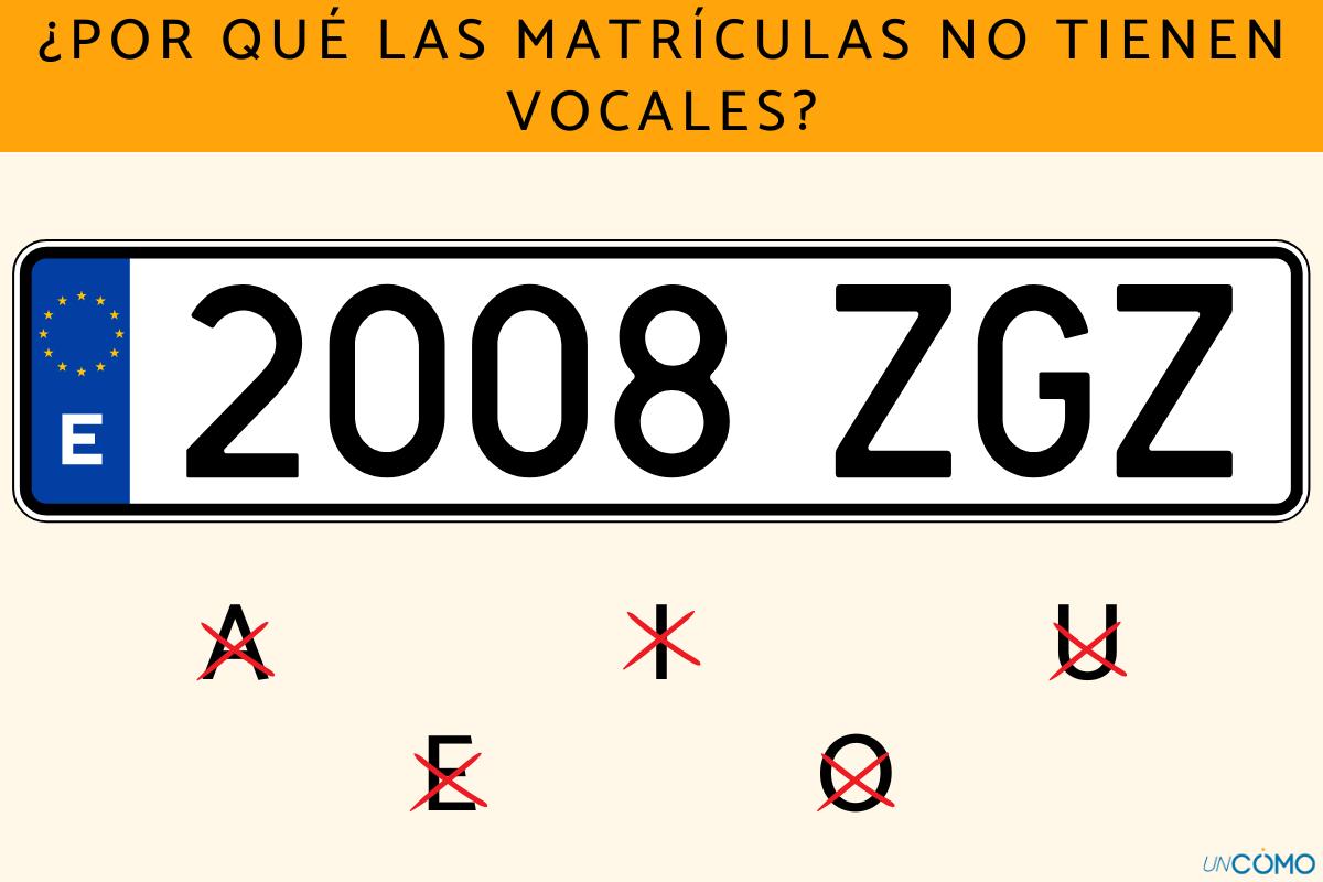 ¿Por qué las matrículas no tienen vocales? Descubre las matrículas ...