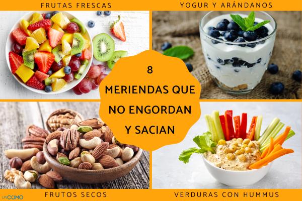 8 meriendas que no engordan y sacian - No te pierdas las opciones más ...