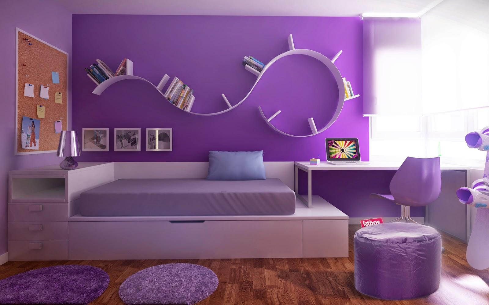 Cómo decorar una casa con el color violeta - grandes ideas