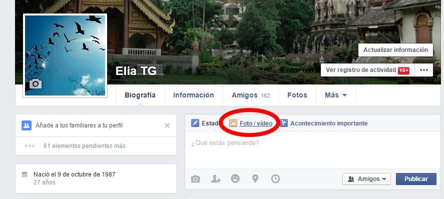 Cómo SUBIR FOTOS en FACEBOOK - 4 pasos