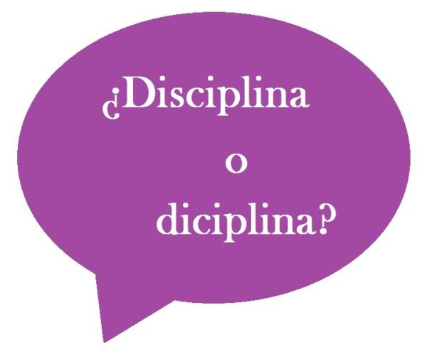 Cómo se escribe disciplina o diciplina
