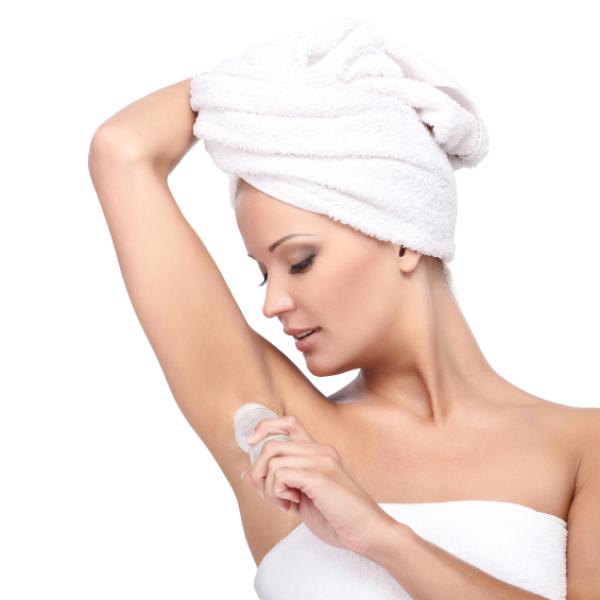 bicarbonato de sodio no desodorante