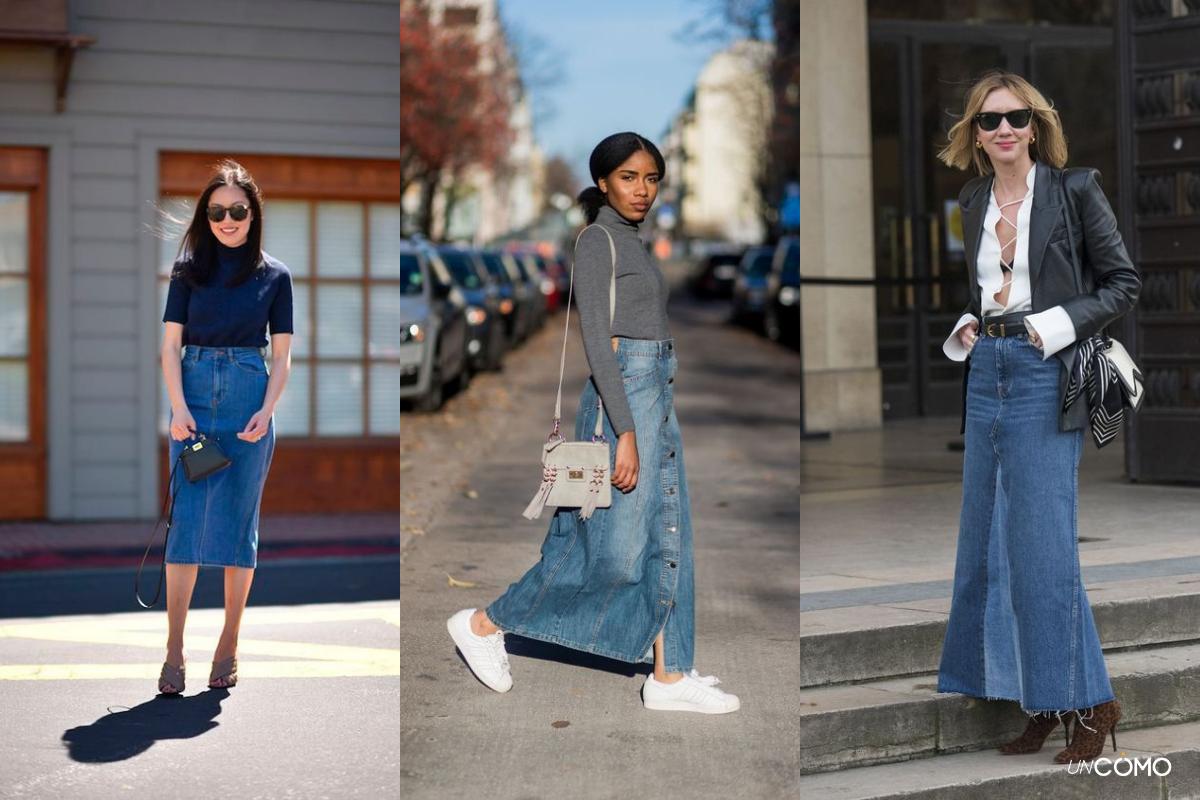 Cómo COMBINAR una FALDA de MEZCLILLA en 2020 - ¡Con IMÁGENES!