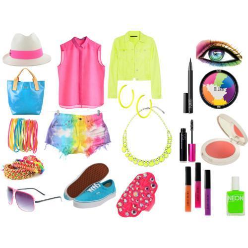 Cómo llevar colores neón - 6 pasos