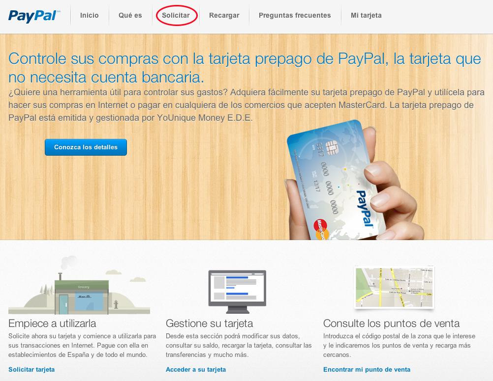 Cómo conseguir una tarjeta PayPal - 4 pasos