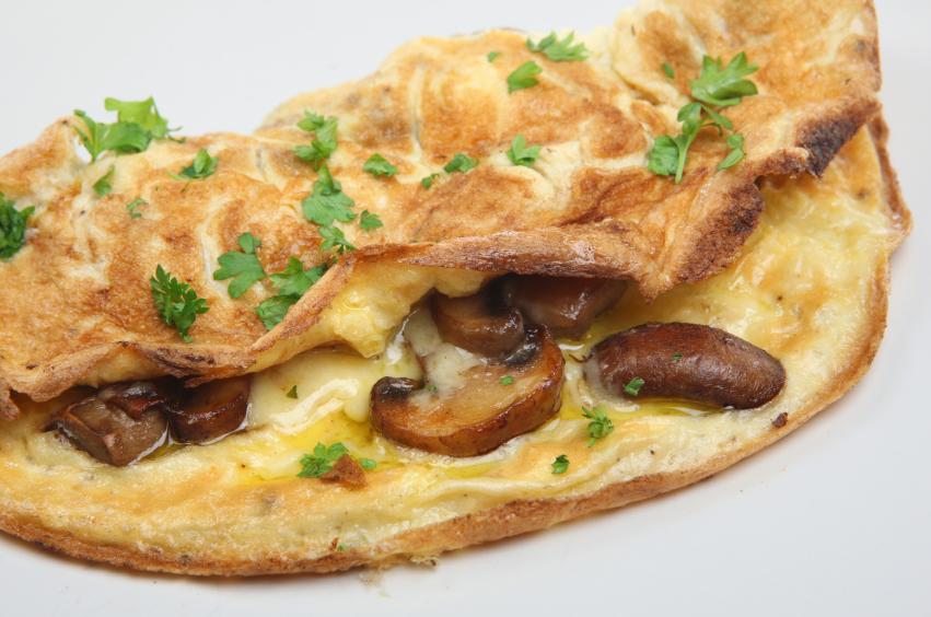 Cómo hacer un omelette de champiñones - Fácil