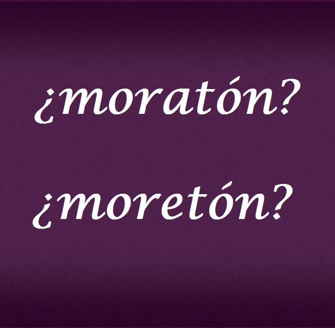 Cómo se dice moratón o moretón