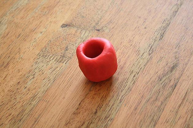 Cómo hacer una rosa con plastilina - 8 pasos