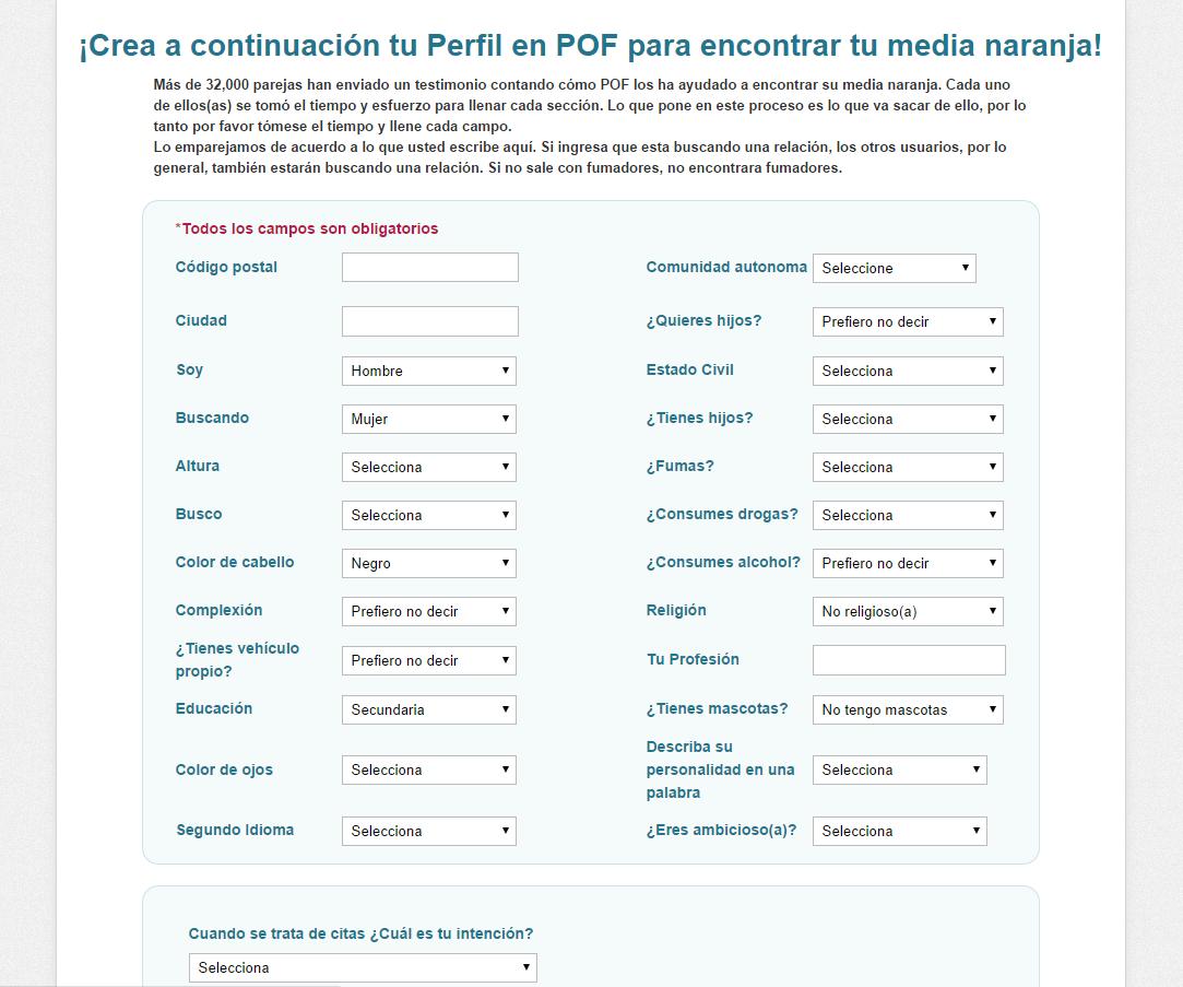 Cómo registrarse en POF - 5 pasos