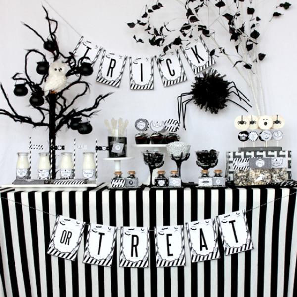 Invitaciones Para Fiesta Temática En Blanco Y Negro