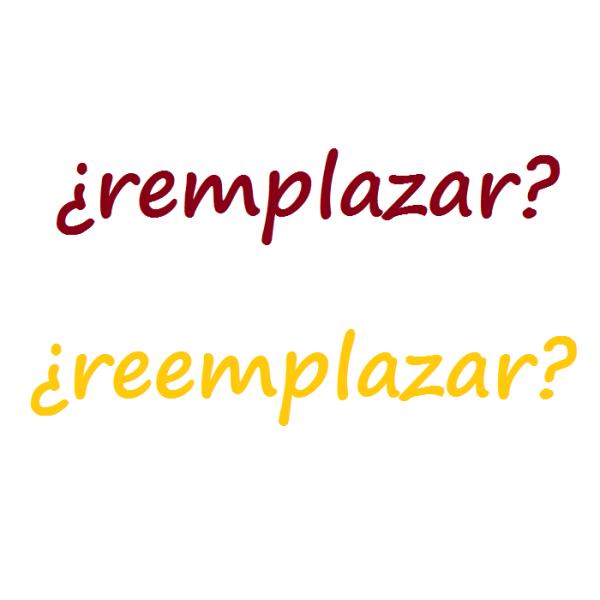 Cómo se escribe remplazar o reemplazar