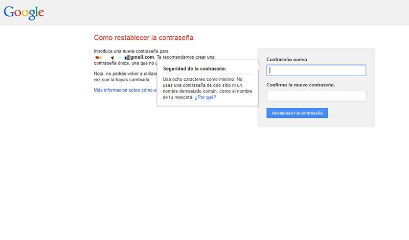 Cómo recuperar la contraseña de Google - 7 pasos