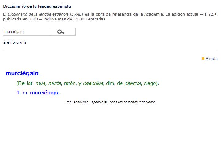 Cómo se dice murciégalo o murciélago