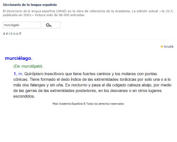 Cómo se dice murciégalo o murciélago