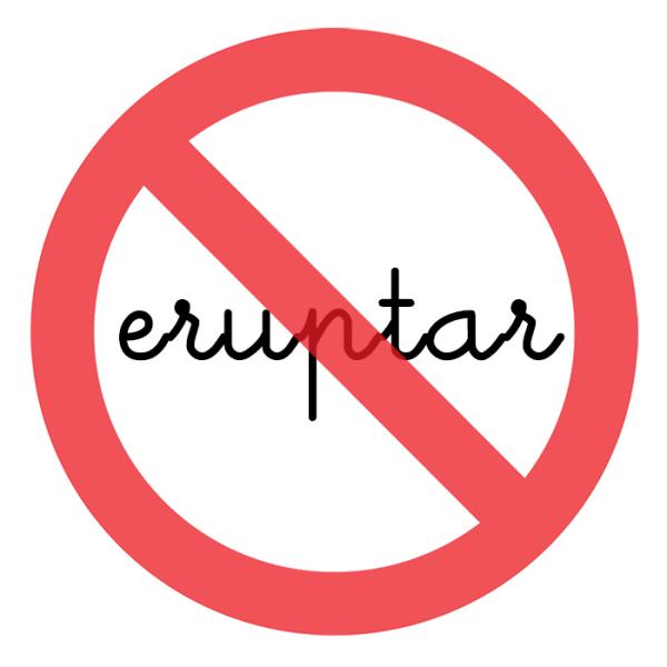 Cómo se dice eruptar o eructar