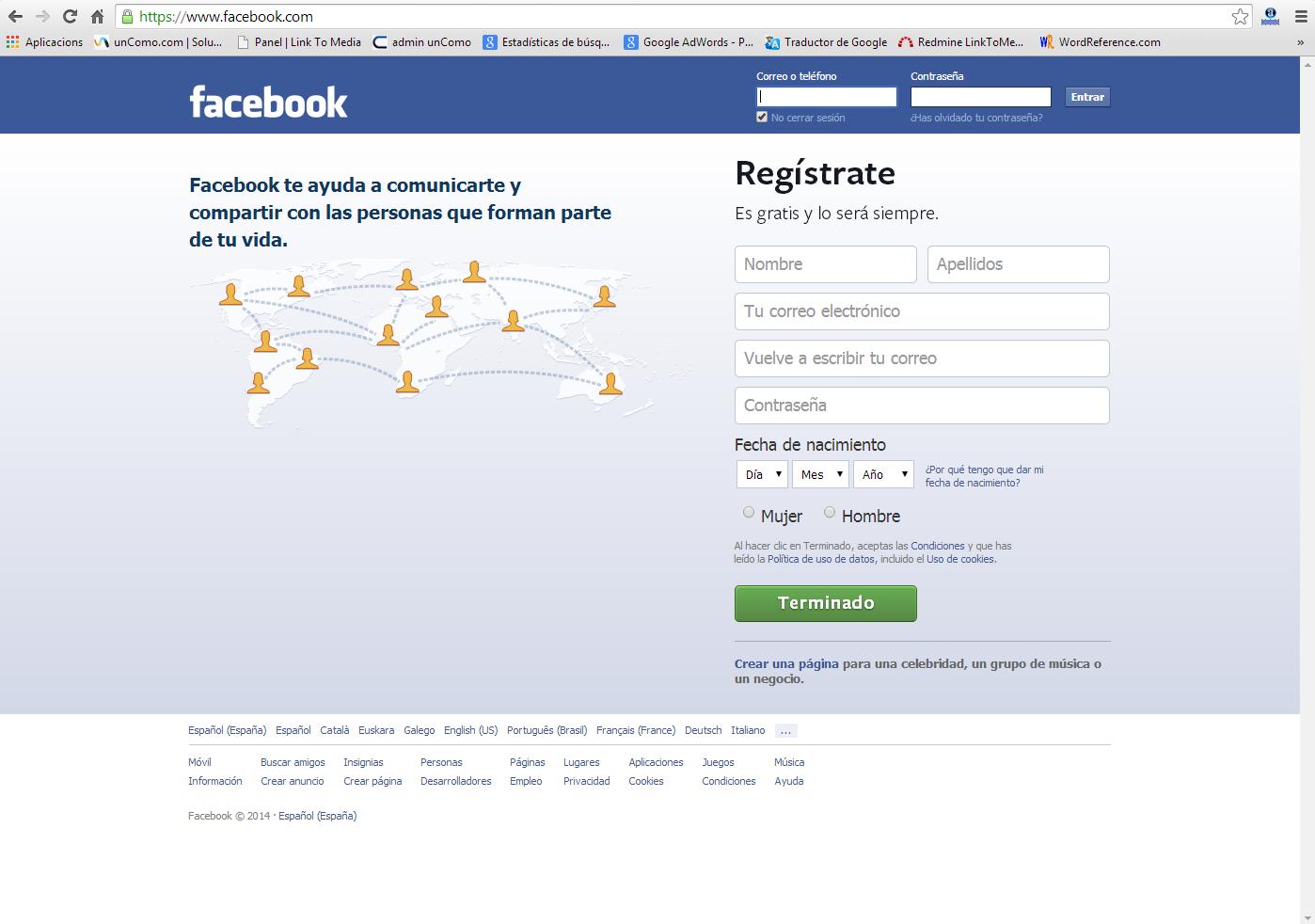 Iniciar Sesion Entrar En Facebook Iniciar Sesion Error Al Inicializar