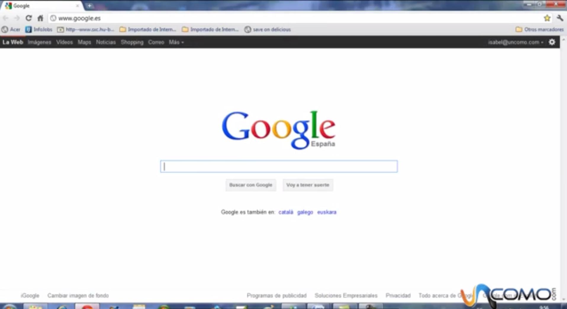Cómo configurar la página de inicio en Google Chrome