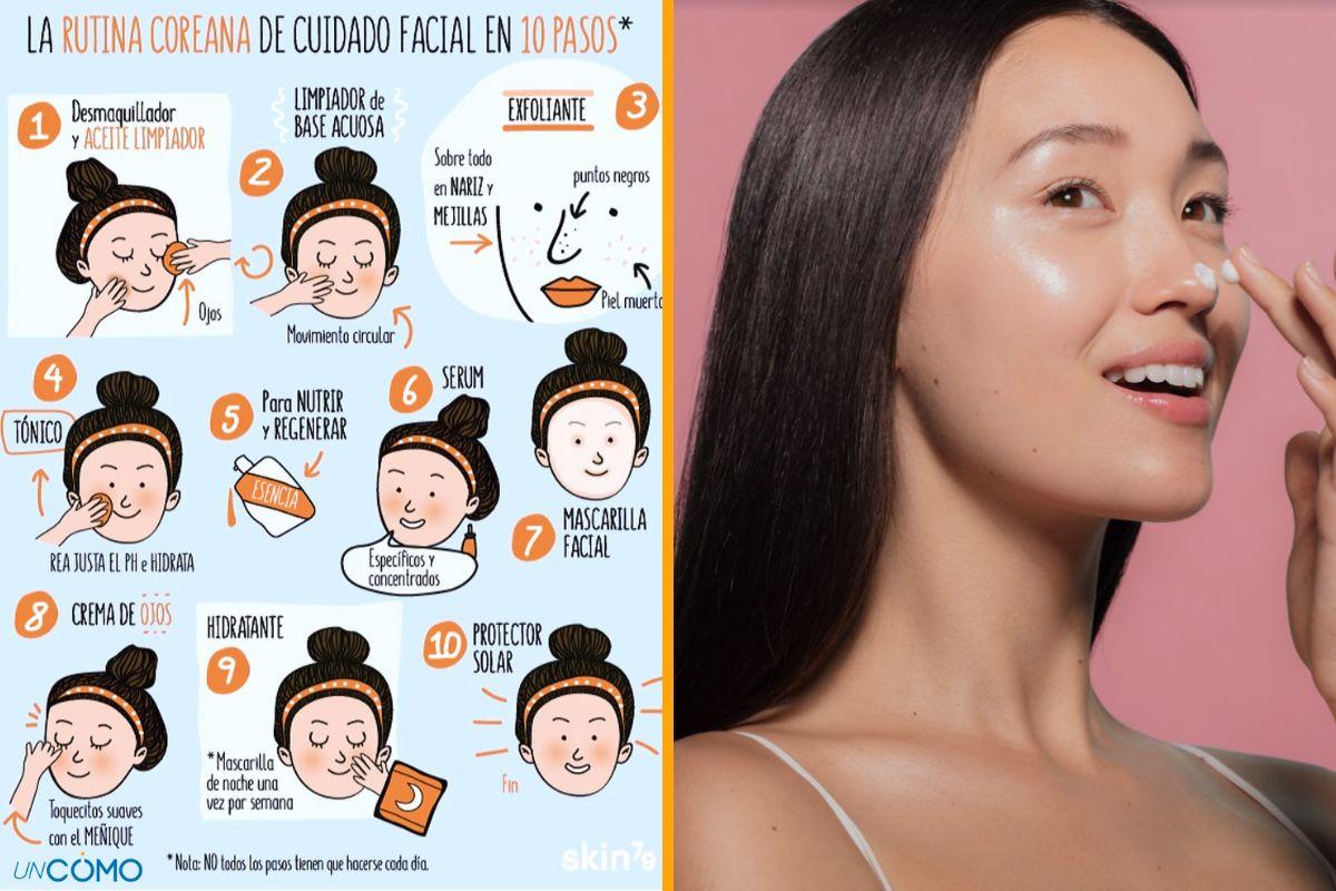Cuáles son los pasos de una rutina facial coreana - Limpieza profunda para lucir un rostro perfecto