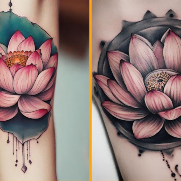 Significado Del Tatuaje Del Pez Koi Y La Flor De Loto