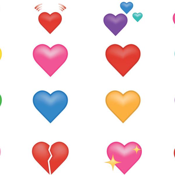 Emoticones De Corazones De Amor Enamorado Emoticones