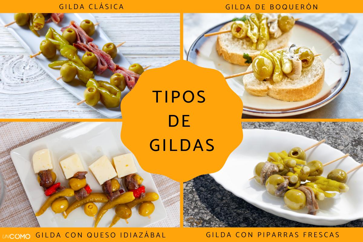 Tipos de gildas: las recetas más originales de este aperitivo