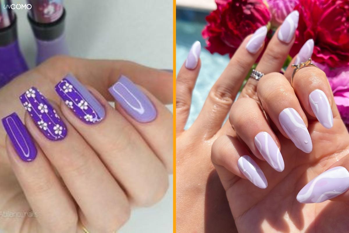 10 diseños de uñas moradas: una manicura bonita y elegante
