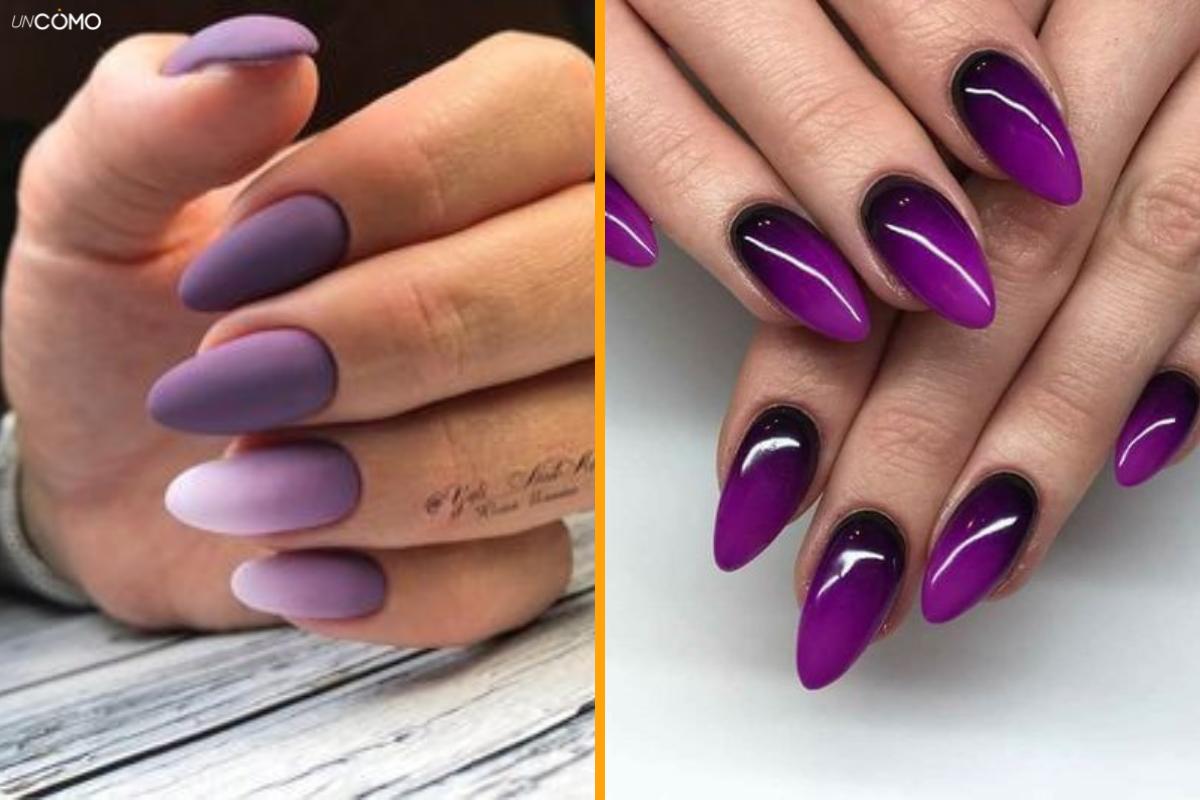 10 diseños de uñas moradas: una manicura bonita y elegante