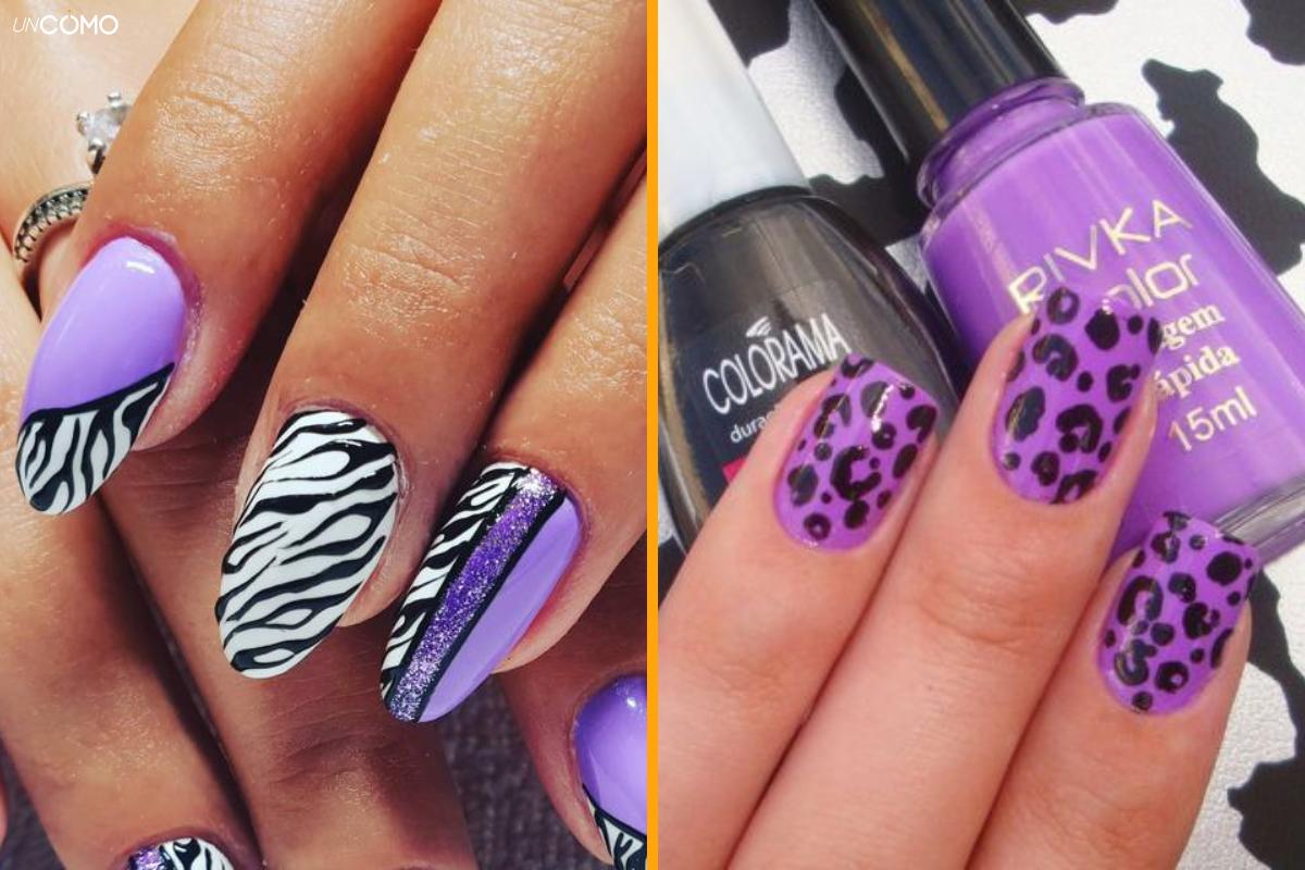 10 diseños de uñas moradas: una manicura bonita y elegante